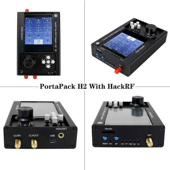 New PortaPack H2 And HackRF One SDR Software Defined Radio 1MHz-6GHz ...