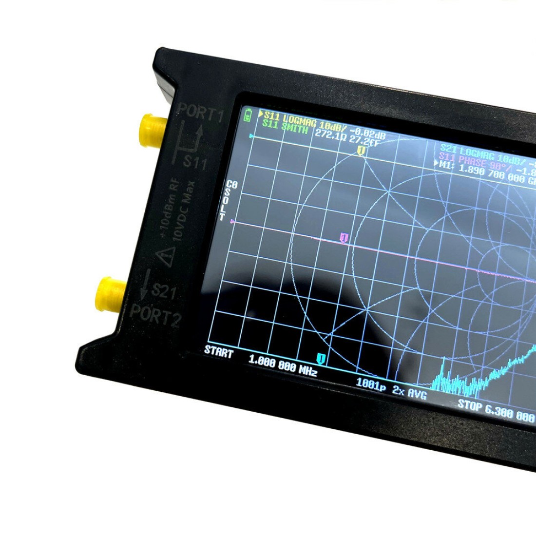 Original Hugen 50kHz-6.3GHz LiteVNA 2.8inch/3.95inch Display Vector ...