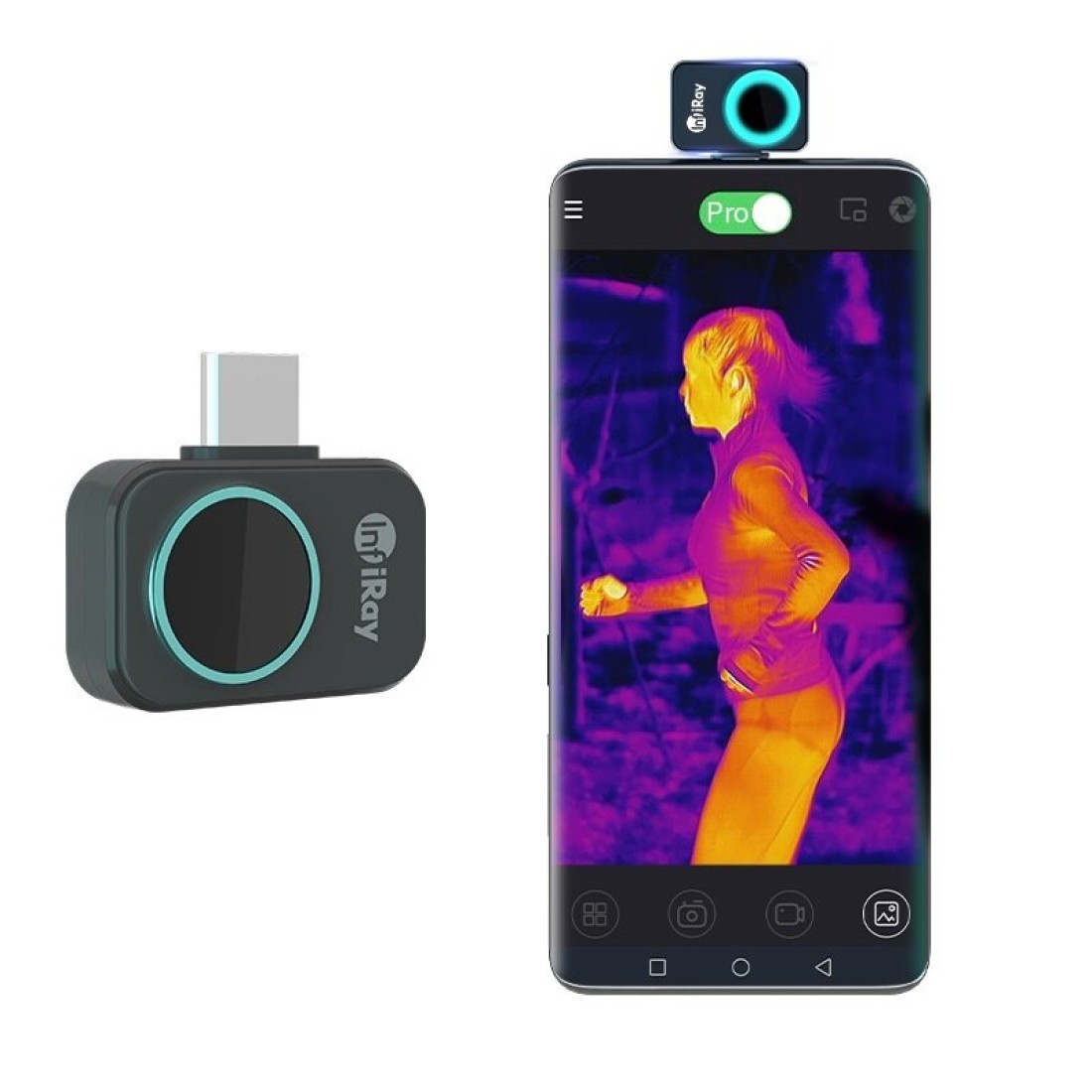 P2 Thermal Imager IR Sensor Resolution 256*192 Mobile Phone Infrared ...