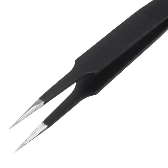 Non-magnetic Fine Tip Forceps Torontoo 6PC Anti-Static Tweezers Set ...