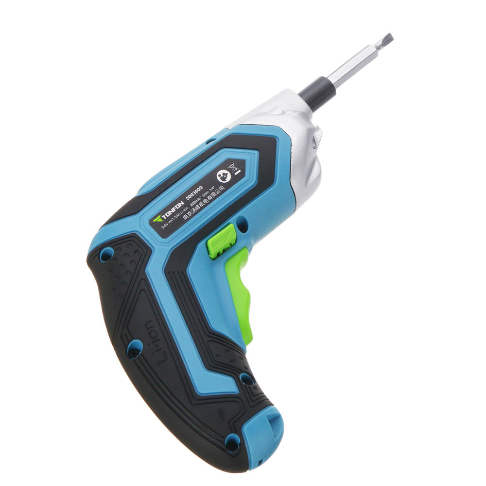 3.6V Cordless Electric Screwdriver USB Rechargable Power Screw Driver ...