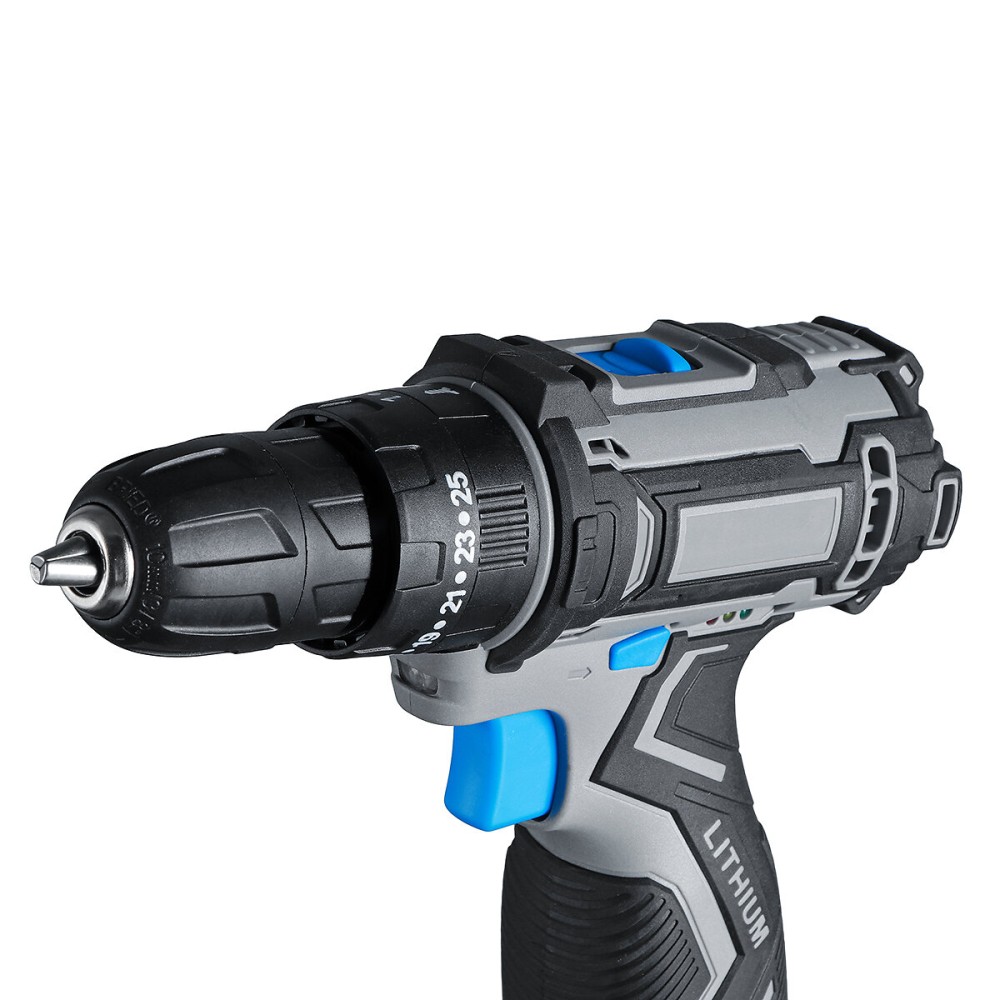 25V Cordless Drill Screwdriver Mini Wireless Power Driver With 2 ...