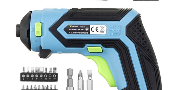 4 In 1 Multifunction 4V Lithium Mini Cordless Electric Screwdriver ...