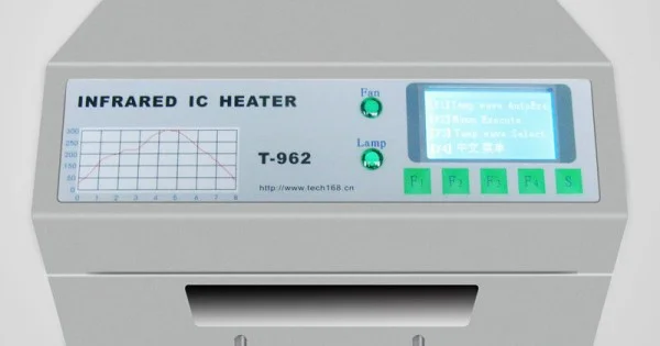 T-962 Infrared IC Heater Desktop Reflow Solder Oven BGA SMD SMT Rework ...