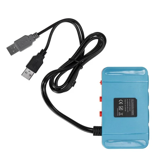 4 Ports GC GameCube Controller USB Adapter Converter For NGC to Wiiu ...