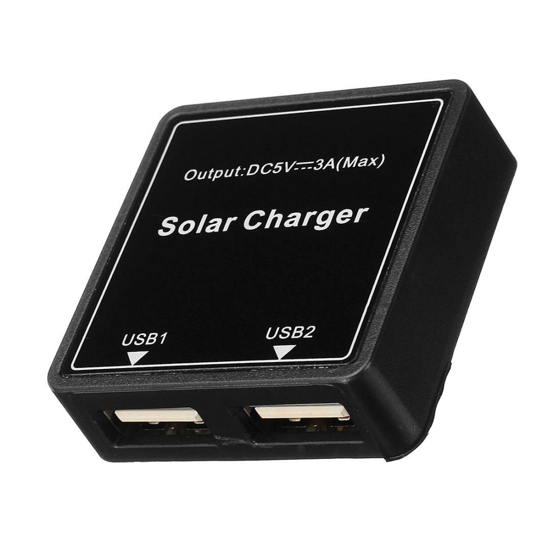 DIY Solar Wire Box 5-20V to 5V 3A Regulator Solar Double USB Junction ...