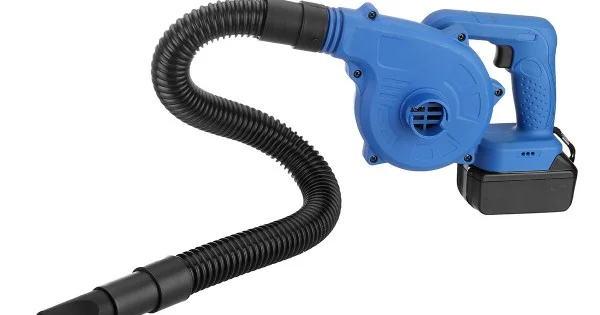 2-IN-1 Electric Air Blower Kit Cleaner Wireless Air Fan Dust Blowing ...