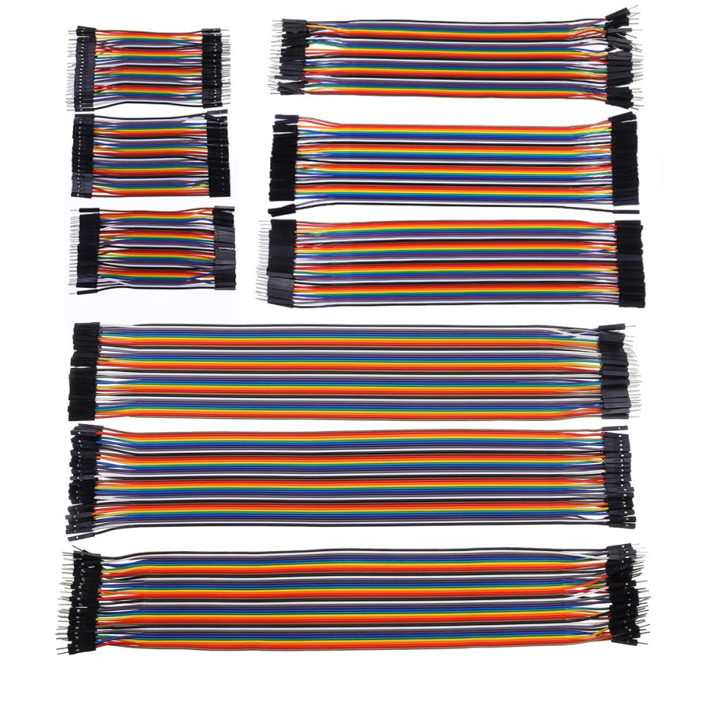 10cm / 20cm / 30cm FF FM MM Dupont Wire Jumper Cables Male & Female ...