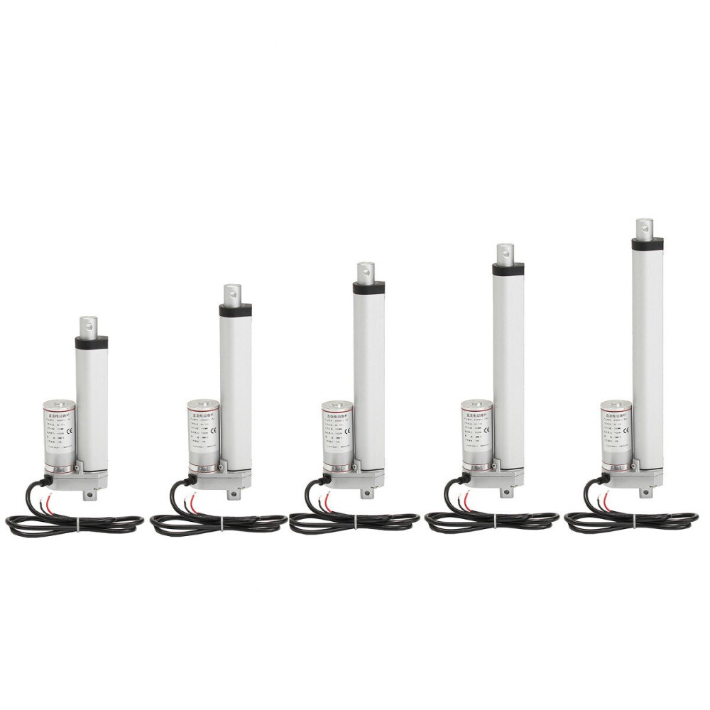 1500N 12V 4/6/8/10/12/14/16/18 inch Linear Actuator Adjustable Actuator ...