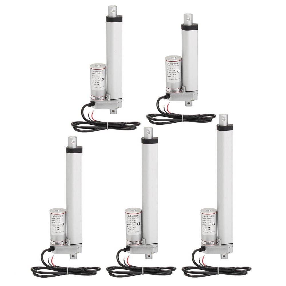 1500N 12V 4/6/8/10/12/14/16/18 inch Linear Actuator Adjustable Actuator ...