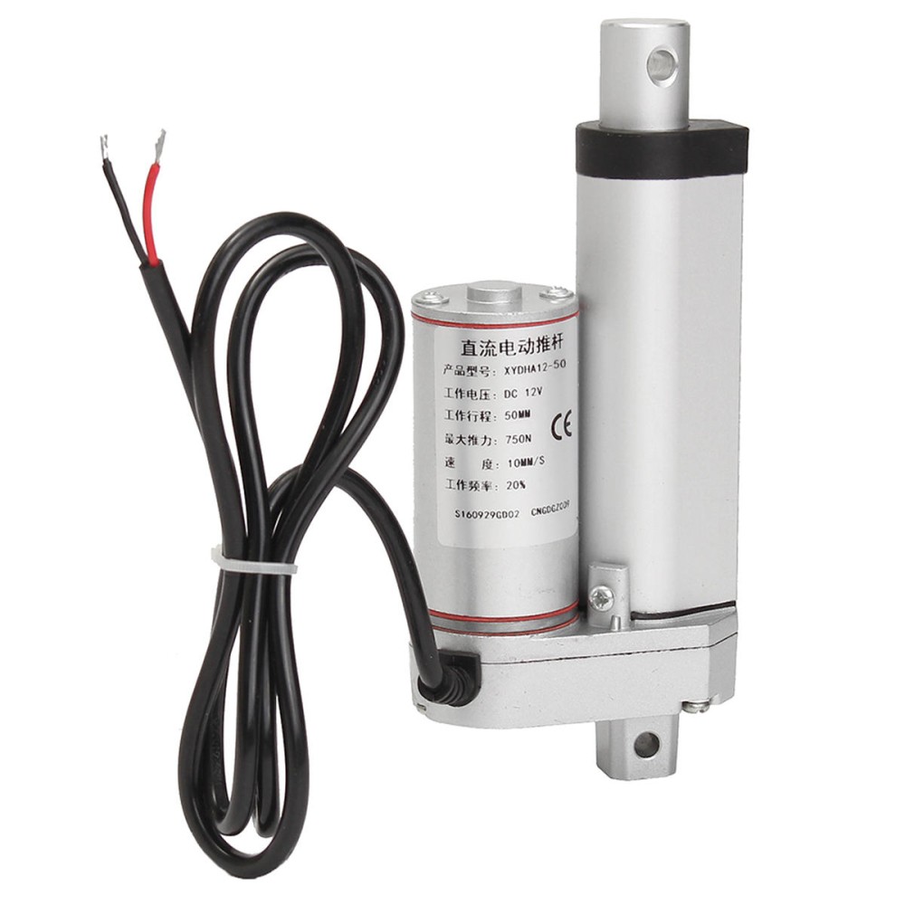 750N 12V 2/4/6/8/10/12 inch Linear Actuator Adjustable Actuator Tor ...