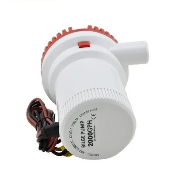 High Pressure 2000GPH Boat Bilge Pump 24V Bilge Bump 24V DC 12V Kayak ...