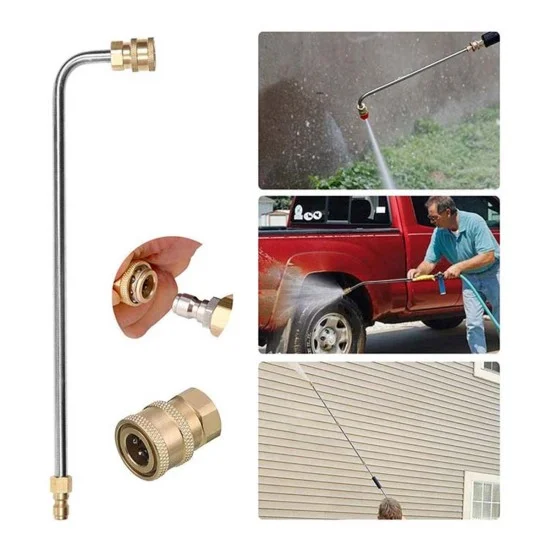 High Pressure Washer Lance Spray Nozzle Water Pump Extension Rod