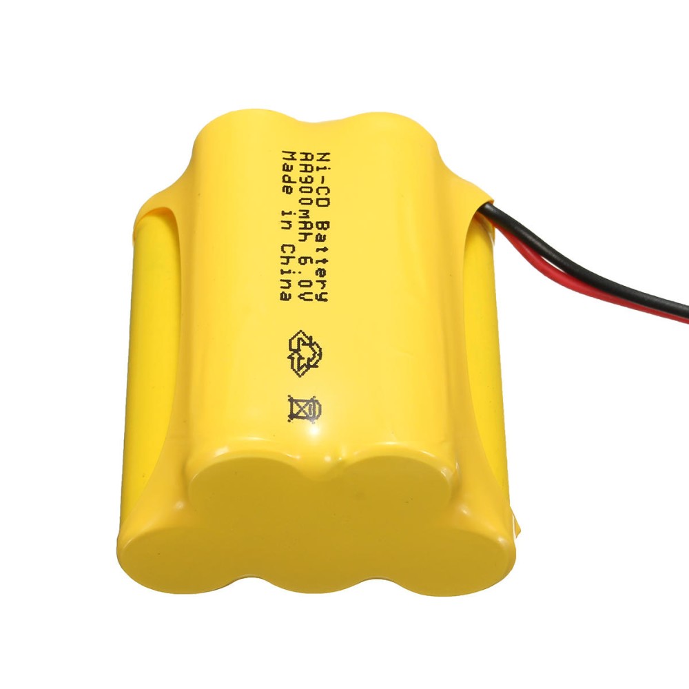 Ni-Cd 6V 900mAh JST-SYP Plug Rechargeable Battery Solar Light For ...