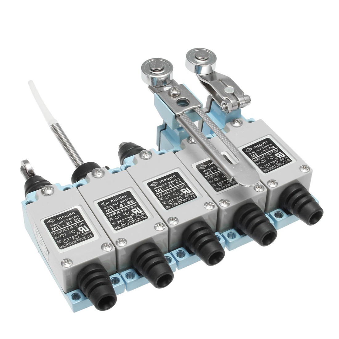 10 Types 250VAC Limit Switch IP65 Adjustable Actuator Roller Arm Rod ...