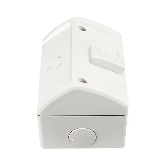 10A Weatherproof Single Powerpoint Outdoor Power Outlet Switch Socket AU