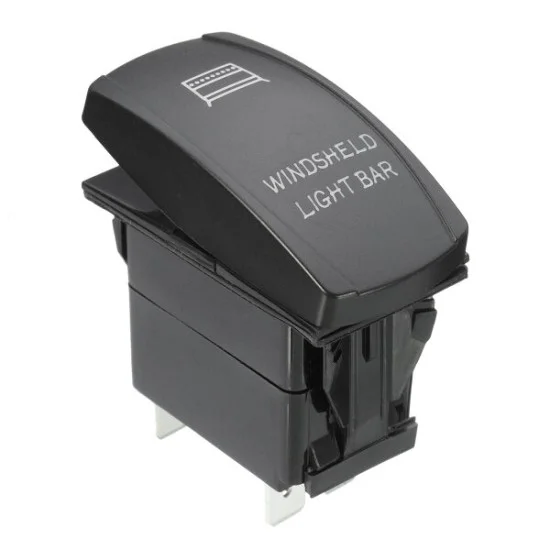 12V 20A 5 Pin Winshield Switch ON/OFF LED Rocker Switch Light Laser ...