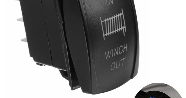 12V 20A 7Pin LED Light Laser Rocker Switch Momentary Rocker Switch ...