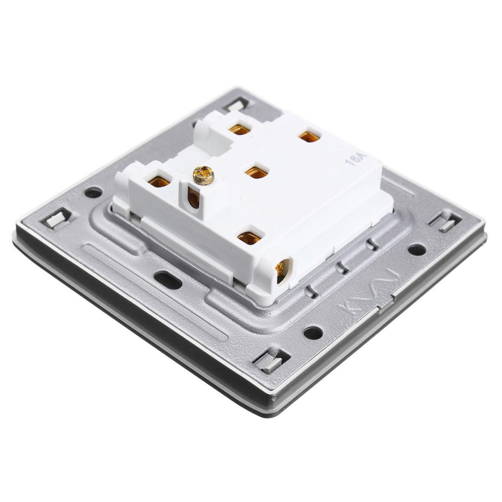AC 110~250V 1 Gang 1Way LED Light Control Wall Mount Switch With 3 Pole ...