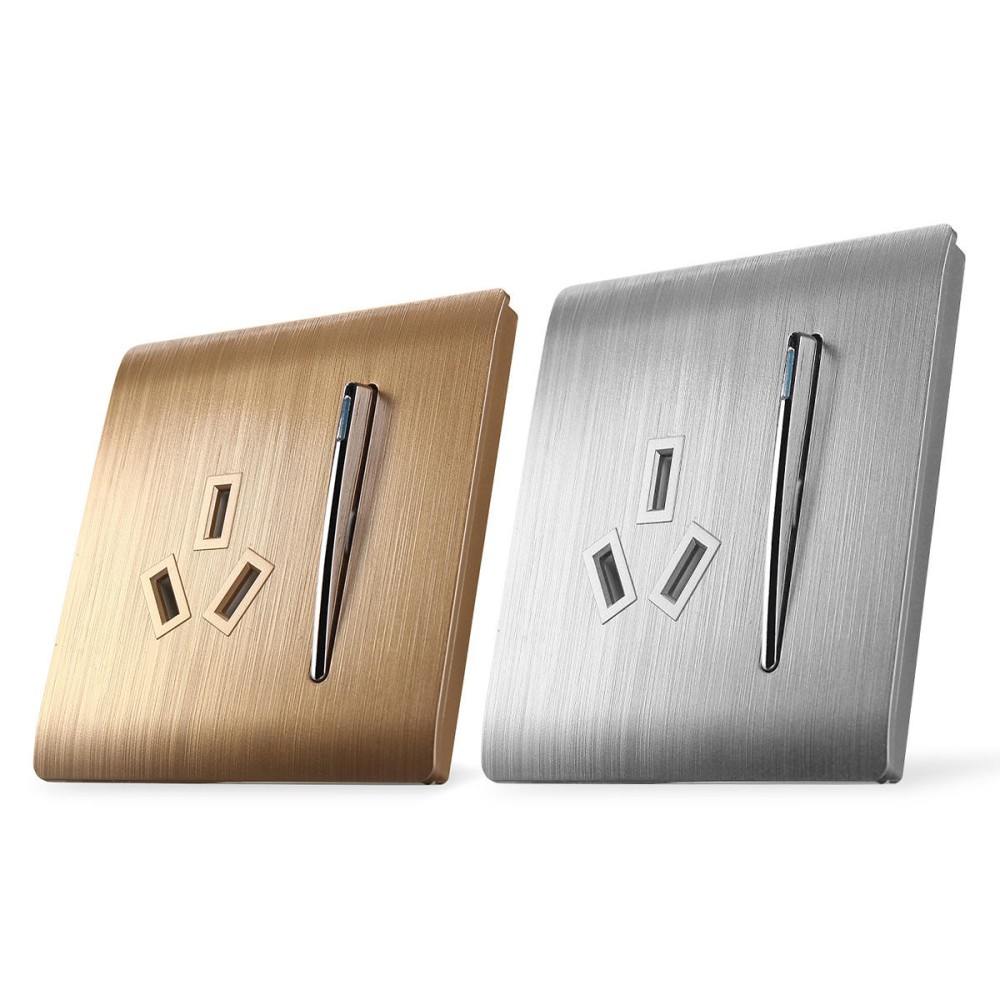 AC 110~250V 1 Gang 2Way LED Light Control Wall Mount Switch With 3 Pole ...