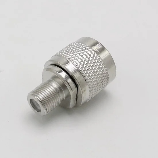 N-Type to F Connector N Male Plug to F Female Jack RF Coaxial Adapter ...