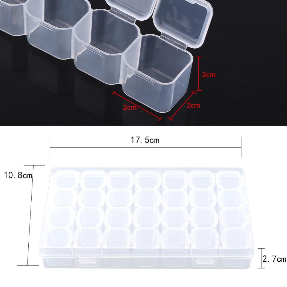 29 In 1 Smt Patch Chip Ic Component Box Disassembly Storage Box Screw Nail Parts Storage Box
