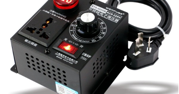 AC 220V 4000W Variable Voltage Regulator Step Down Voltage Converter ...