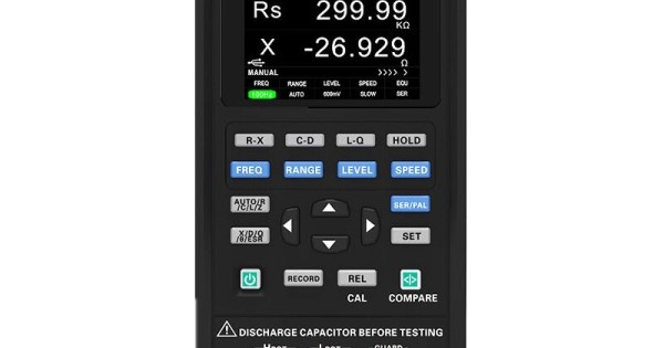 Digital LCR Meter Portable Handeld Inductance Capacitance Resistance ...