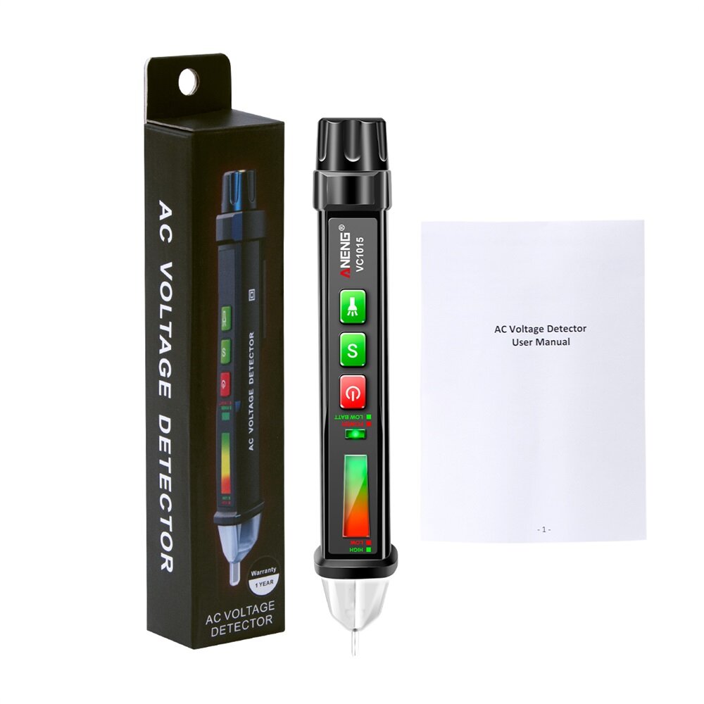 VC1015 AC12-1000V Smart Non-Contact Digital AC Voltage Tester Pen ...