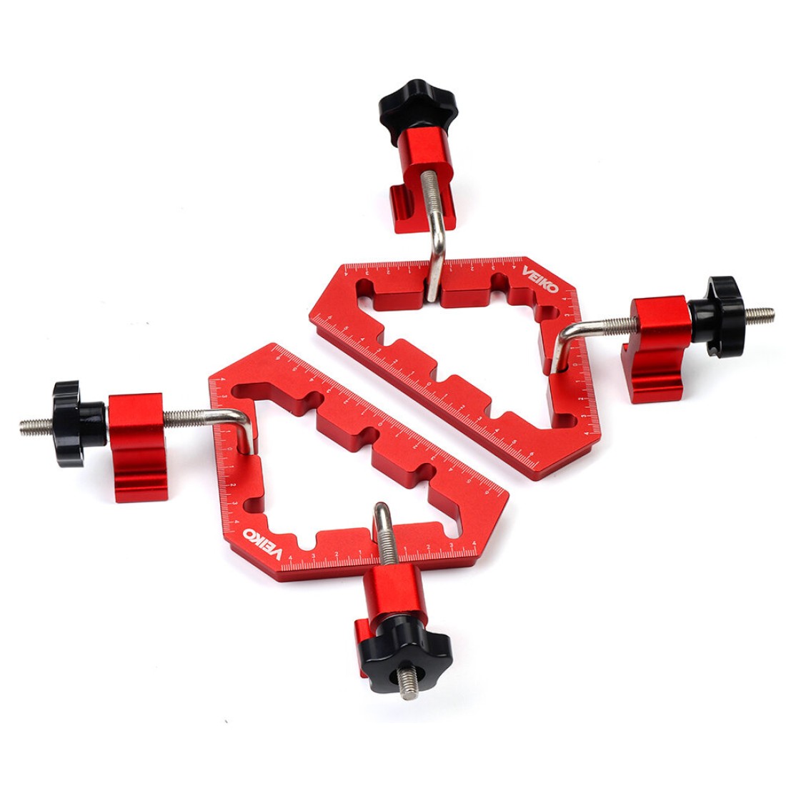 VEIKO Woodworking 45 and 90 Degree Right Angle Clamps Aluminum Alloy ...