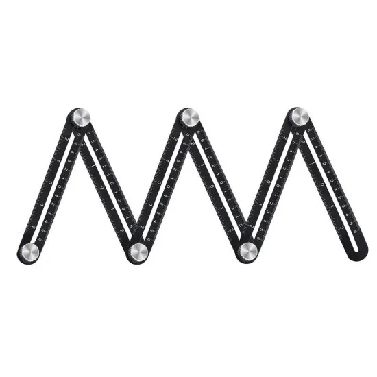 10 Inch Contour Gauge Green Lockable Shape Radial Ruler Profiling Gauge ...